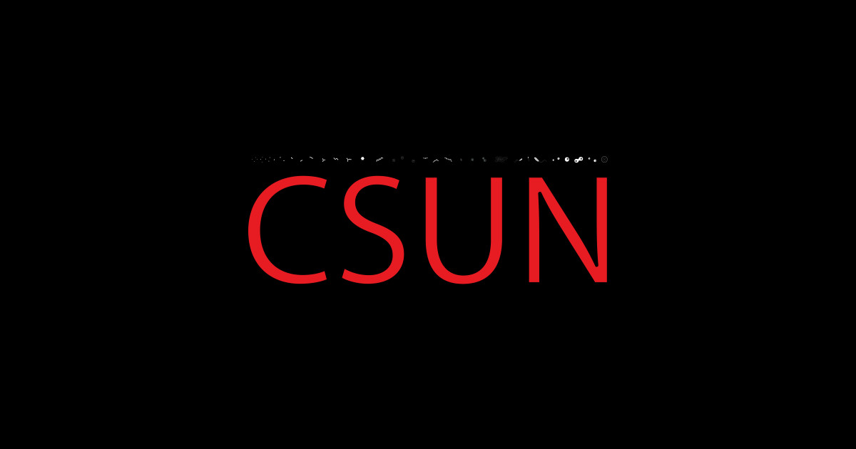 CSUN Biology (Black Print) - Csun - Sticker | TeePublic