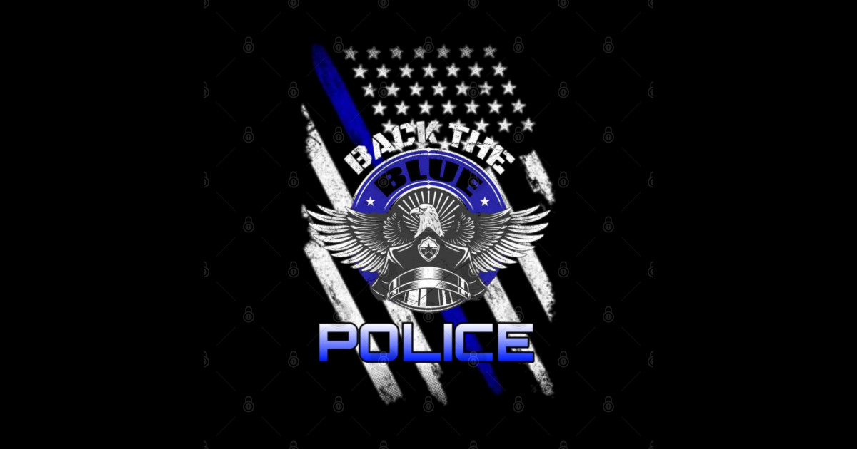 Back The Blue Eagle - Back The Blue - Sticker | TeePublic
