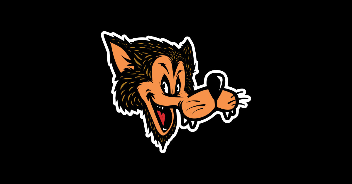 Alpha Wolf Cartoon Graphic Logo - Alpha - Posters and Art Prints ...