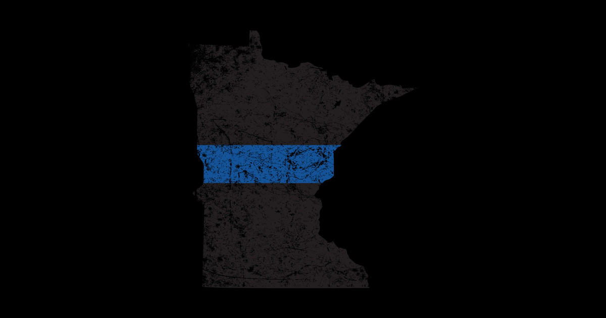 Minnesota Thin Blue Line - Police - Sticker | TeePublic