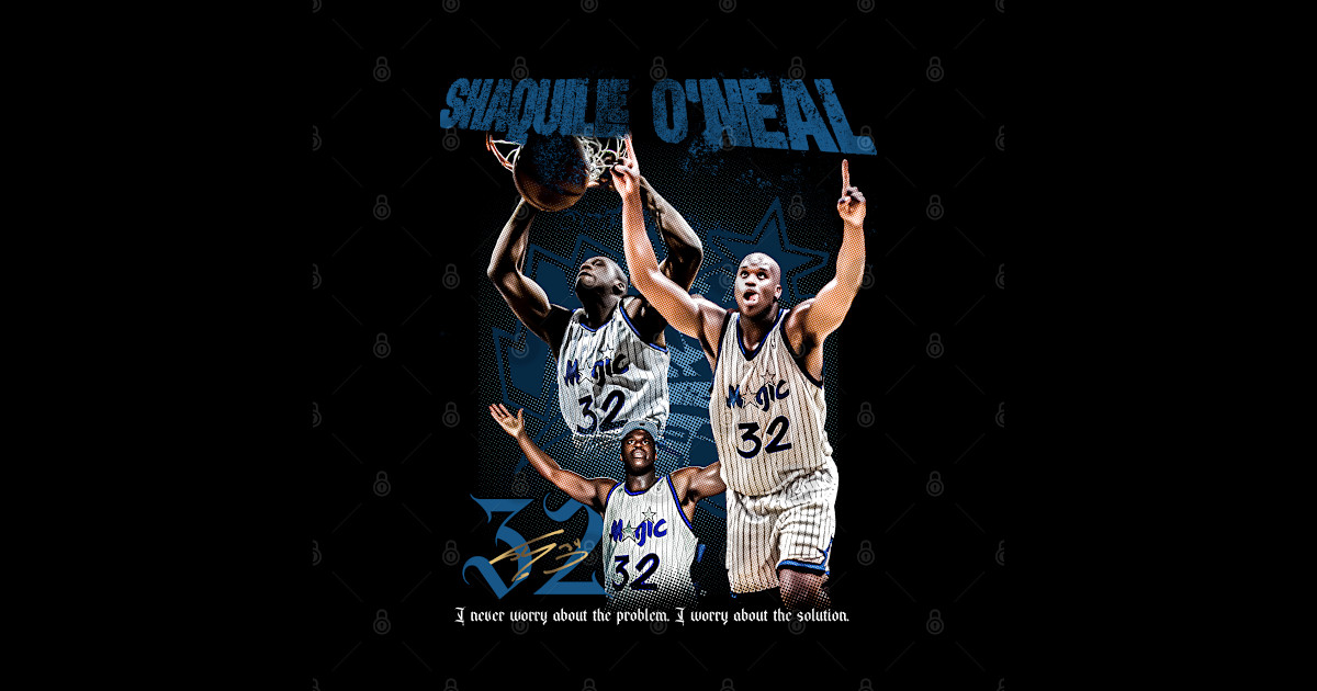 Shaq ONeal - Magic - Shaquille Oneal Orlando Magic - Sticker | TeePublic