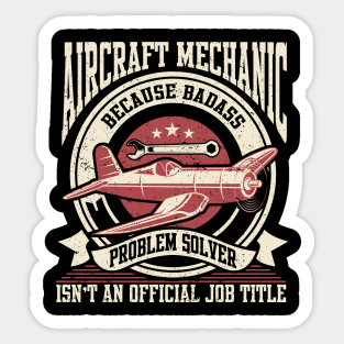 Airplane Mechanic Aircraft Mainte Stickers for Sale | TeePublic
