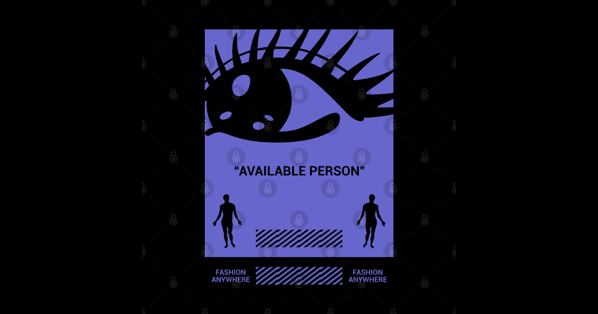 Available person fashion anywhere - Trending Design - Sticker | TeePublic