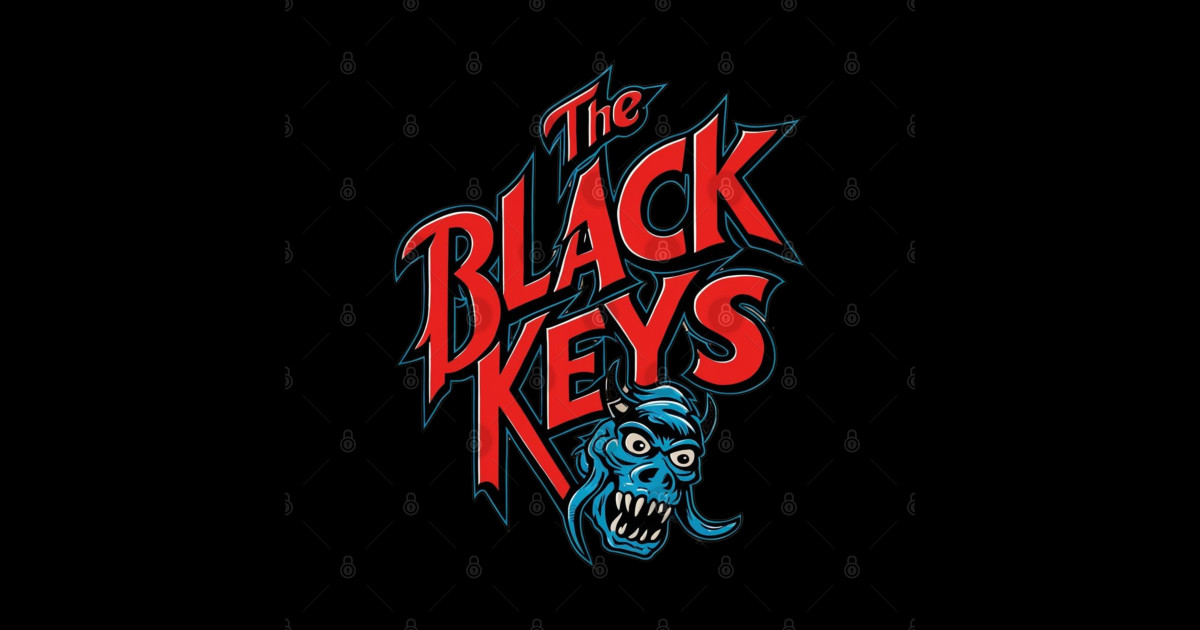The black keys new fan art - The Black Keys - Sticker | TeePublic