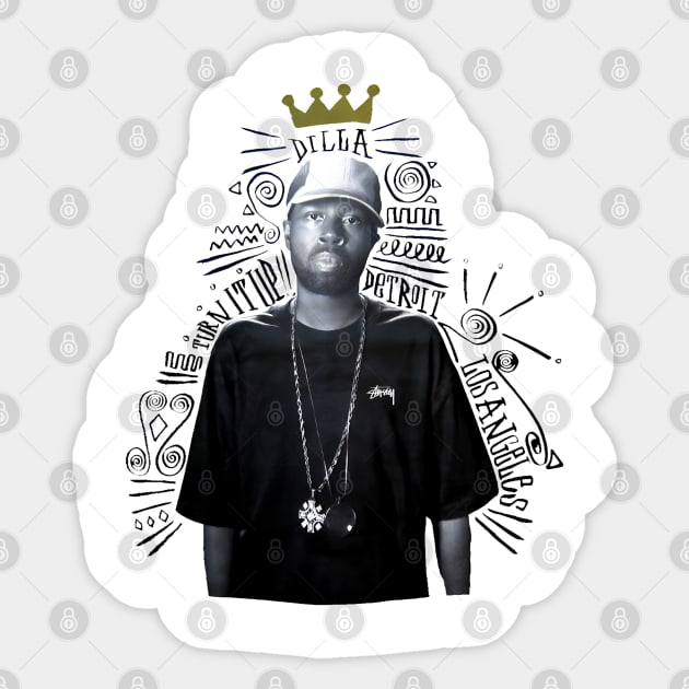 Dilla aesthetic art - J Dilla - Sticker | TeePublic