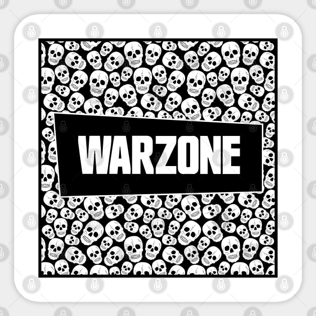 Warzone skulls print - Call Of Duty Warzone - Sticker | TeePublic