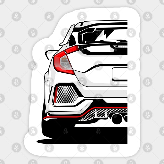 Civic Type R - Honda Civic Type R - Sticker | TeePublic