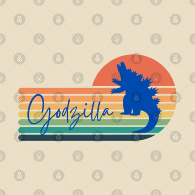 Godzilla Sunset - Godzilla Merchandise - T-Shirt | TeePublic