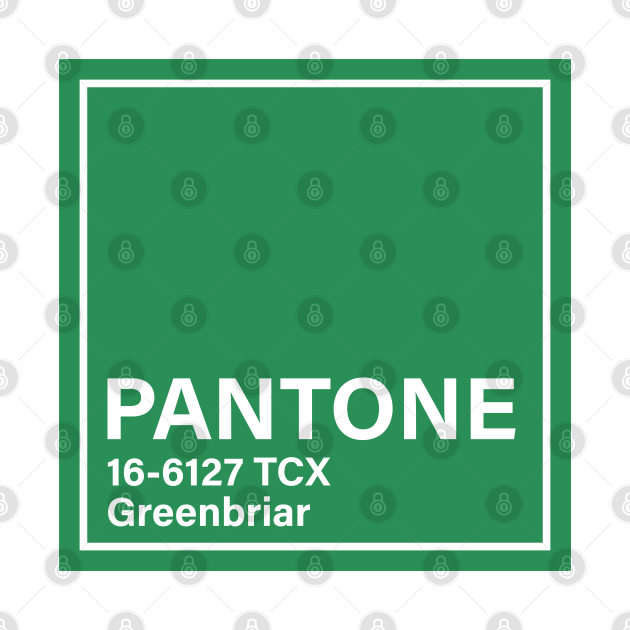 pantone 16-6127 TCX Greenbriar - Pantone Color - T-Shirt | TeePublic