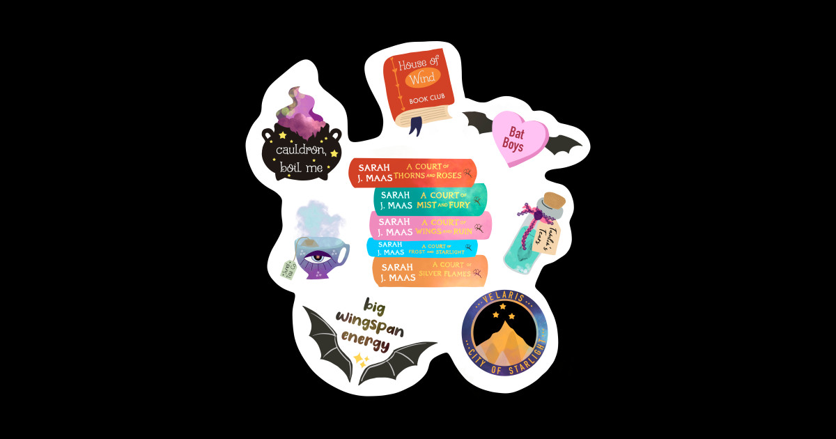 Acotar emblems - Acotar - Sticker | TeePublic