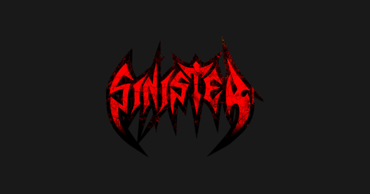 Sinister Band Logo - Sinister Band Logo - T-Shirt | TeePublic
