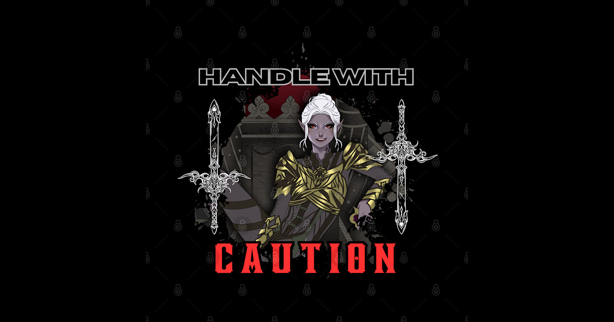 Minthara - Handle with Caution - Minthara - Sticker | TeePublic