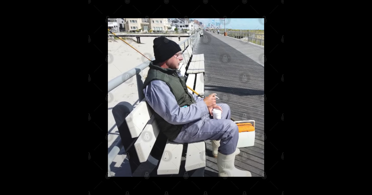 Bob on a Bench - Bob The Garbage Man - Sticker | TeePublic