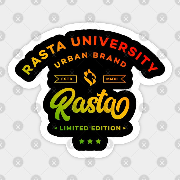 Rasta University Rasta Limited Edition Rasta Colors Reggae - Reggae ...