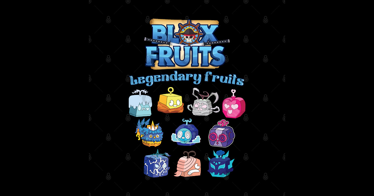 Legendary fruits - Blox Fruits - Legendary Blox Fruits - Sticker ...
