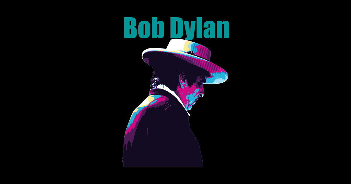 bob dylan retro art - Bob Dylan - Sticker | TeePublic