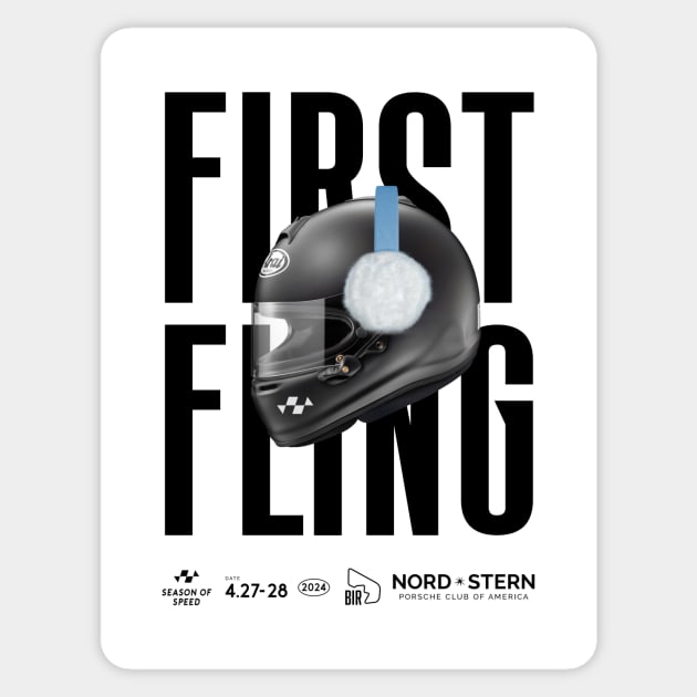 Nord Stern - First Fling 2024 - Motorsport - Sticker | TeePublic