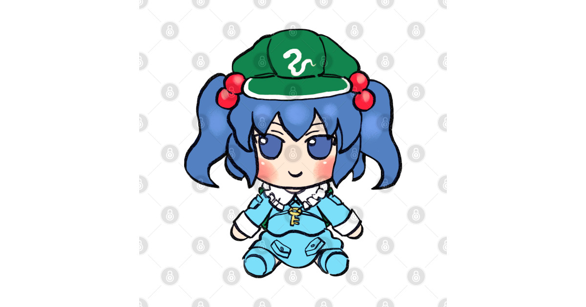 Mudwizard draws nitori kawashiro fumo plush / touhou memes - Touhou - T ...