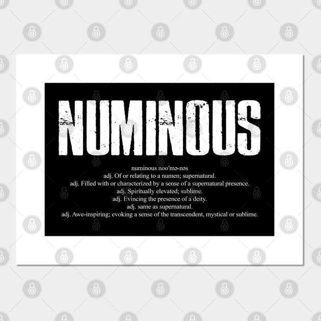 Numinous Dictionary Word Definition - Numinous - Posters and Art Prints ...