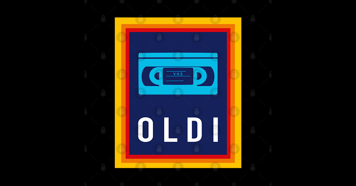 OLDI VHS Old Person Humor - Old People - Sticker | TeePublic