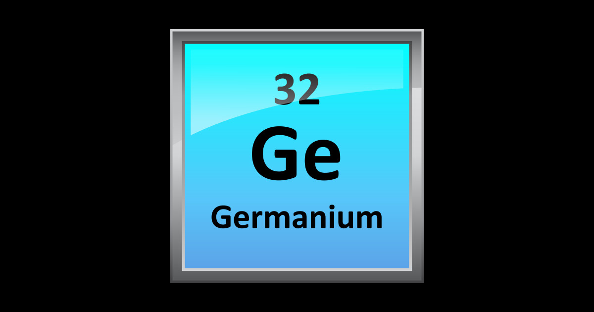 Germanium Element Tile - Periodic Table - Germanium - Sticker | TeePublic