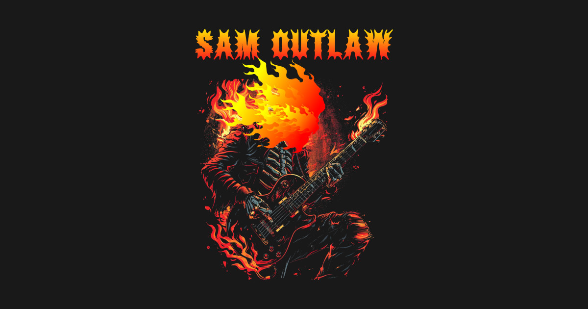 SAM OUTLAW BAND FAN ART - Sam Outlaw Band Fan Art - T-Shirt | TeePublic