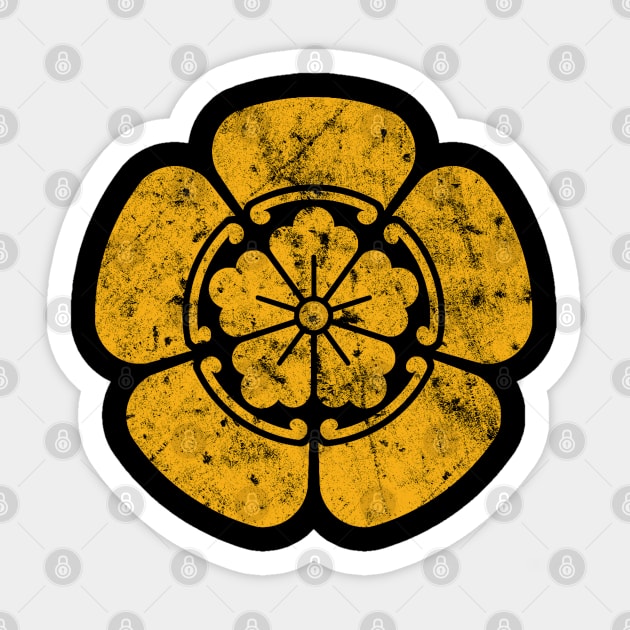 Oda Clan Logo Kamon - Samurai - Sticker | TeePublic