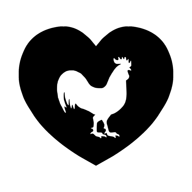 Rooster Love | I Heart... - Rooster - T-Shirt | TeePublic