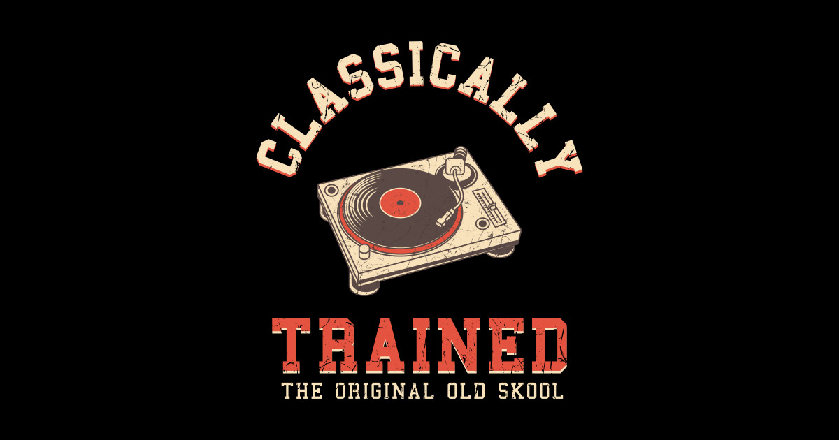 Classically Trained Vinyl Record Gift - Fanboy - Sticker | TeePublic