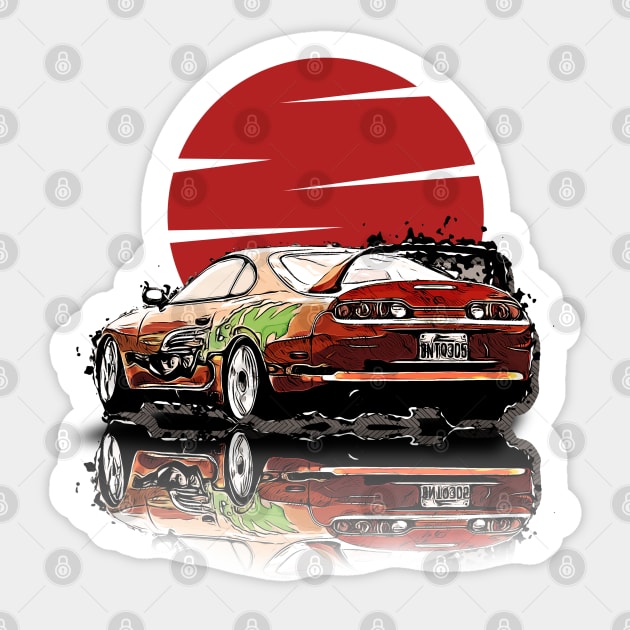 Supra 2JZ JDM - Supra 2jz - Sticker | TeePublic