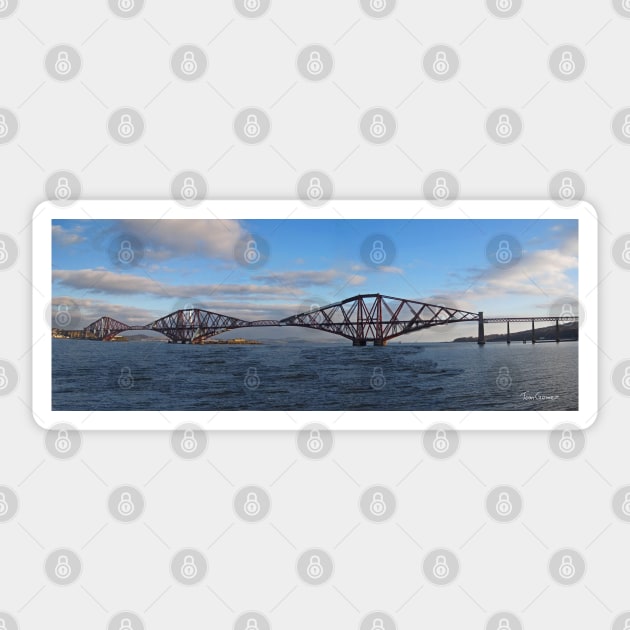 Diamond Bridge - Panorama - Sticker | TeePublic