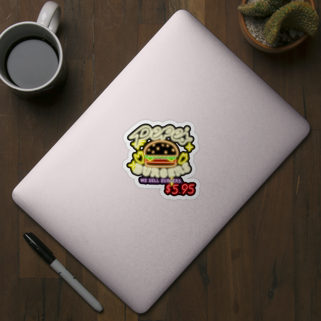 Neon Pepe's Burgers Logo from Steven Universe - Steven Universe ...