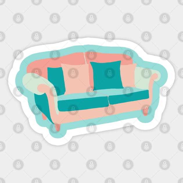 Couch - Couch - Sticker | TeePublic
