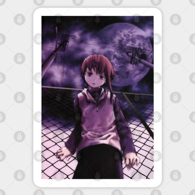 Serial Experiments Lain - Serial Experiments Lain - Sticker | TeePublic