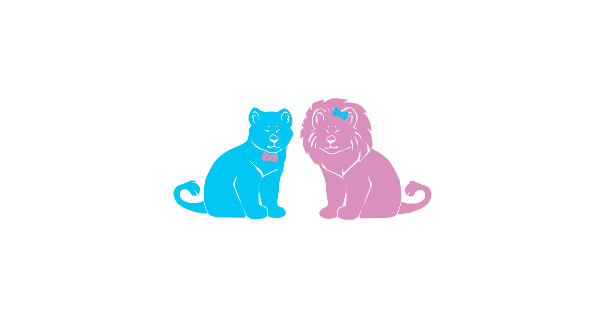 happy trans lions - Transgender - T-Shirt | TeePublic