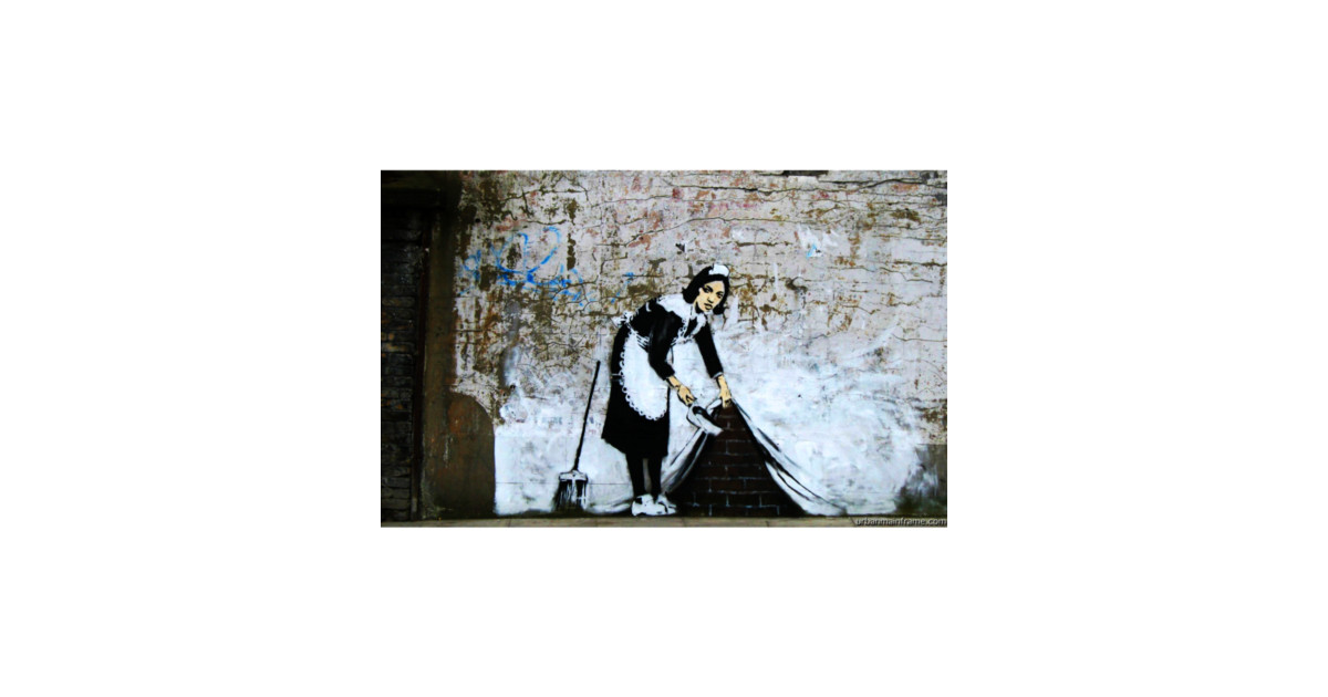 Banksy Sweep Under The Carpet Maid - Banksy Sweep Under The Carpet Maid ...