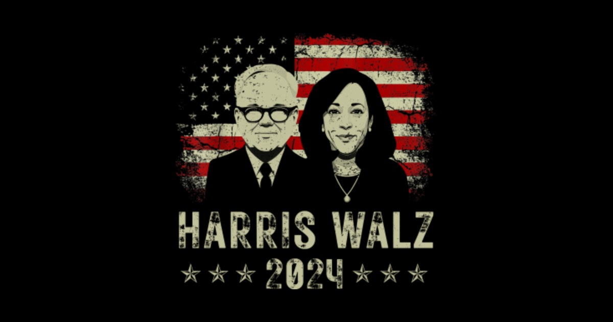 Kamala Harris Tim Walz Waltz - Kamala Harris Tim Walz - Sticker | TeePublic