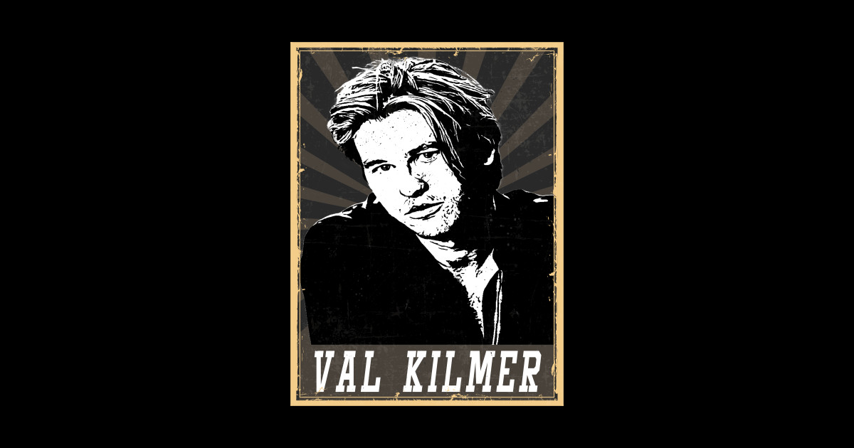 80s Style Val Kilmer - Val Kilmer - Sticker | TeePublic