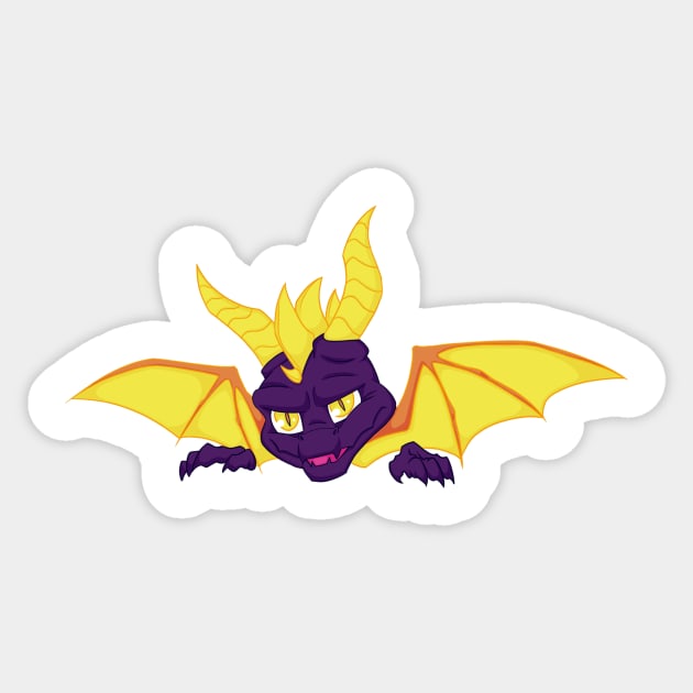 Spyro the Dragon - Spyro The Dragon - Sticker | TeePublic