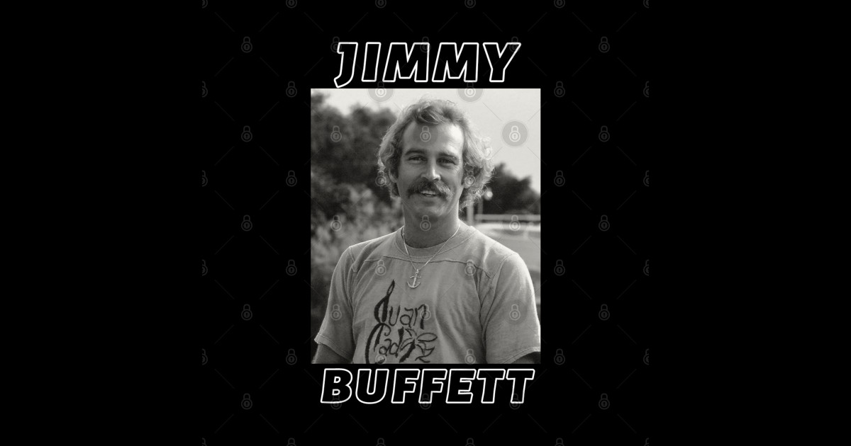 Jimmy Buffett - Jimmy Buffett - Sticker | TeePublic