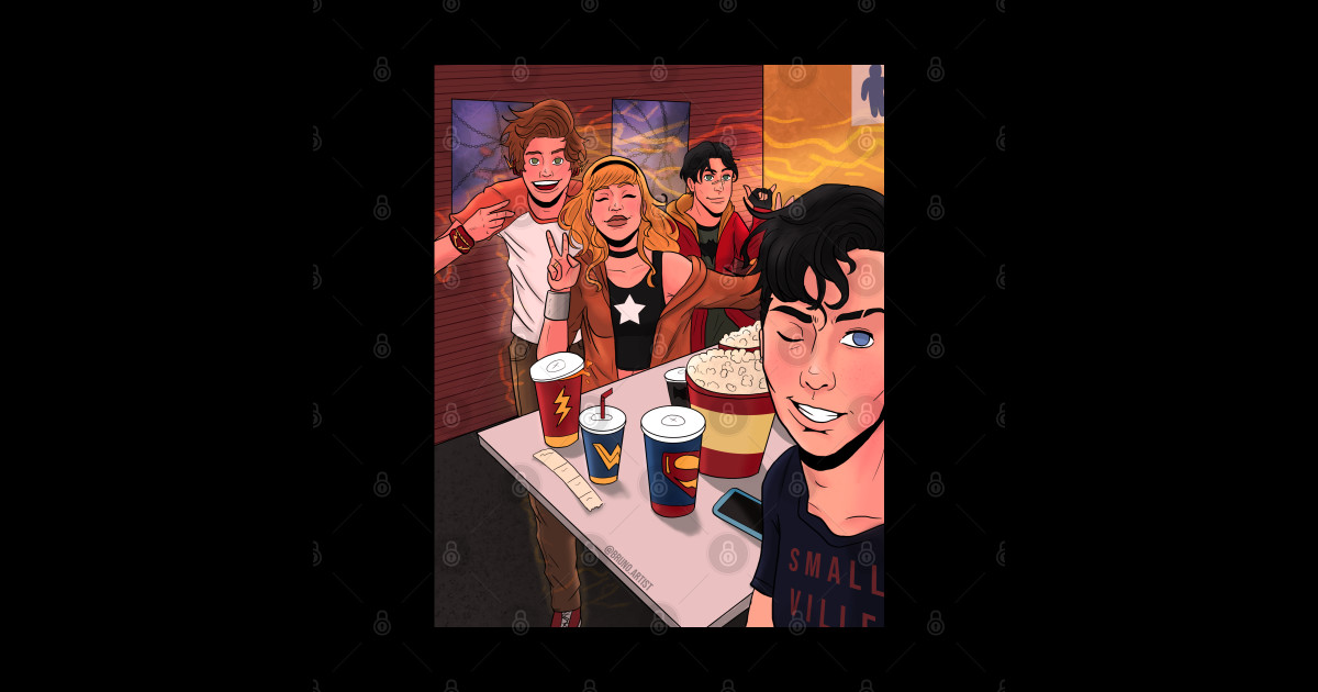 Young Justice - Movie Night - Young Justice - Sticker | TeePublic