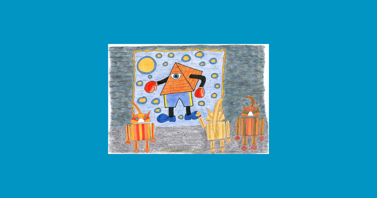 Pyramid Man Graffiti - Pyramid Man - T-Shirt | TeePublic