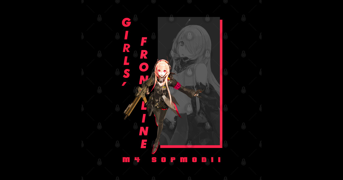 M4 Sopmodii | Girls Frontline - Girls Frontline - Sticker | TeePublic