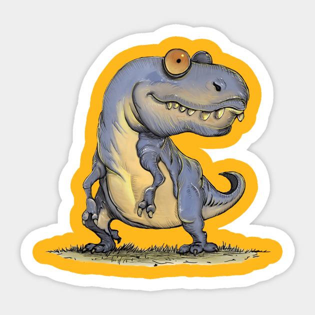 T-Rex - T Rex Dinosaur - Sticker | TeePublic