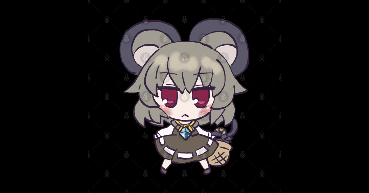 I draw chibi nazrin/nazurin with her mouse basket / touhou - Touhou ...