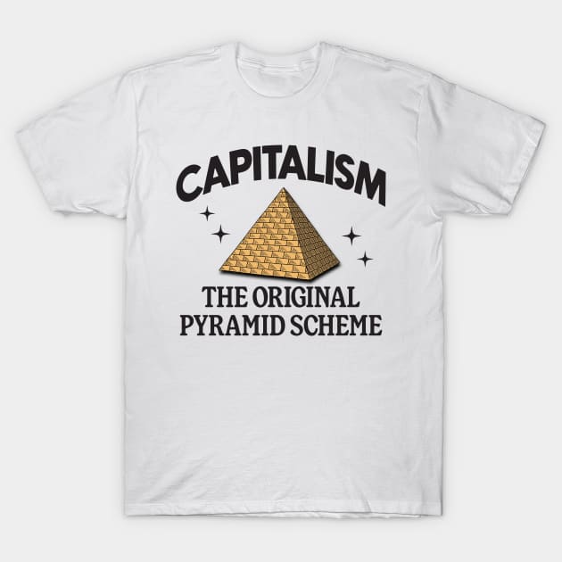 Capitalism Is The Original Pyramid Scheme - Capitalism - T-Shirt ...