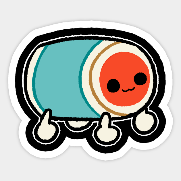 don chan - Taiko No Tatsujin - Sticker | TeePublic
