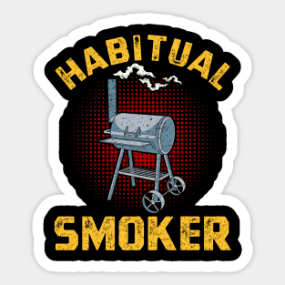 Grill Chef Bbq Smoker Stickers for Sale | TeePublic