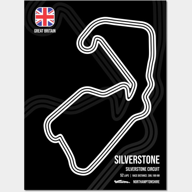 British Race Track (B&W) - Race Track - Posters and Art Prints | TeePublic