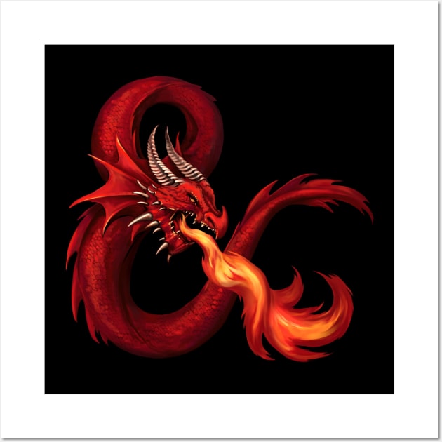 DnD Red Dragon - Dnd Dragon - Posters and Art Prints | TeePublic